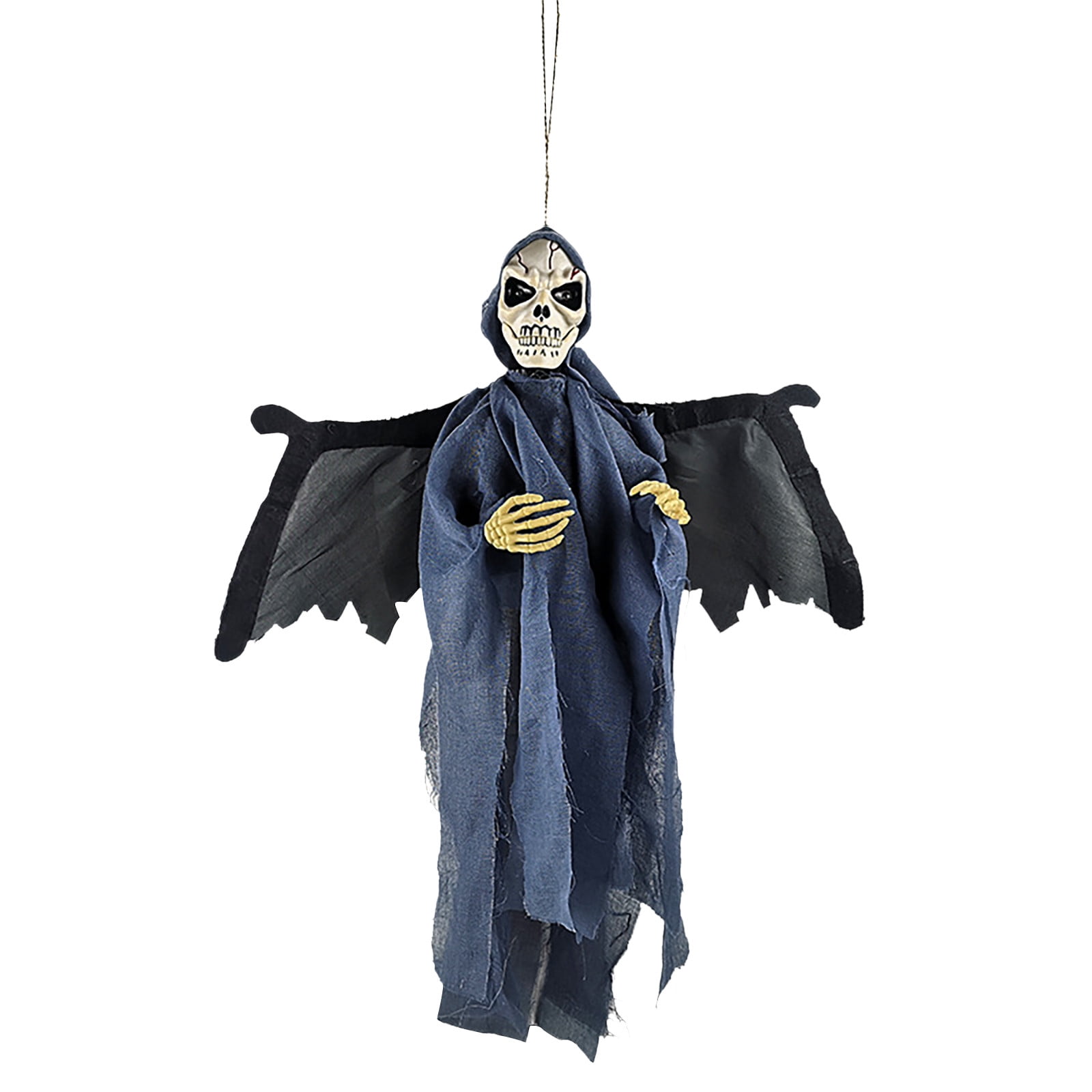 Fridja Halloween Bat Decoration Sound Glowing Bat Flying Ghost Skeleton ...