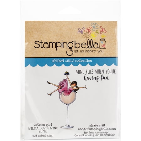 Stamping Bella Cling Stamps-Uptown Girl Wilma Loves Wine | Walmart Canada