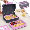 Microwave Safe Compartmentalized Food-Grade Plastic Lunch Box with Leak ...