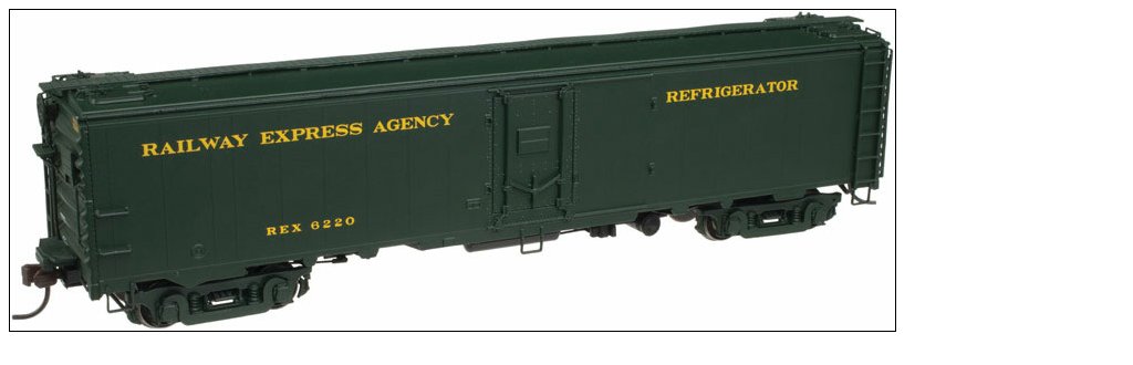 Atlas 20003394 HO Railway Express Agency Steel Express Reefer #6410 ...