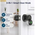 GHome 3-in-1 Fingerprint Smart Lock, App Control, Emergency Type-C ...