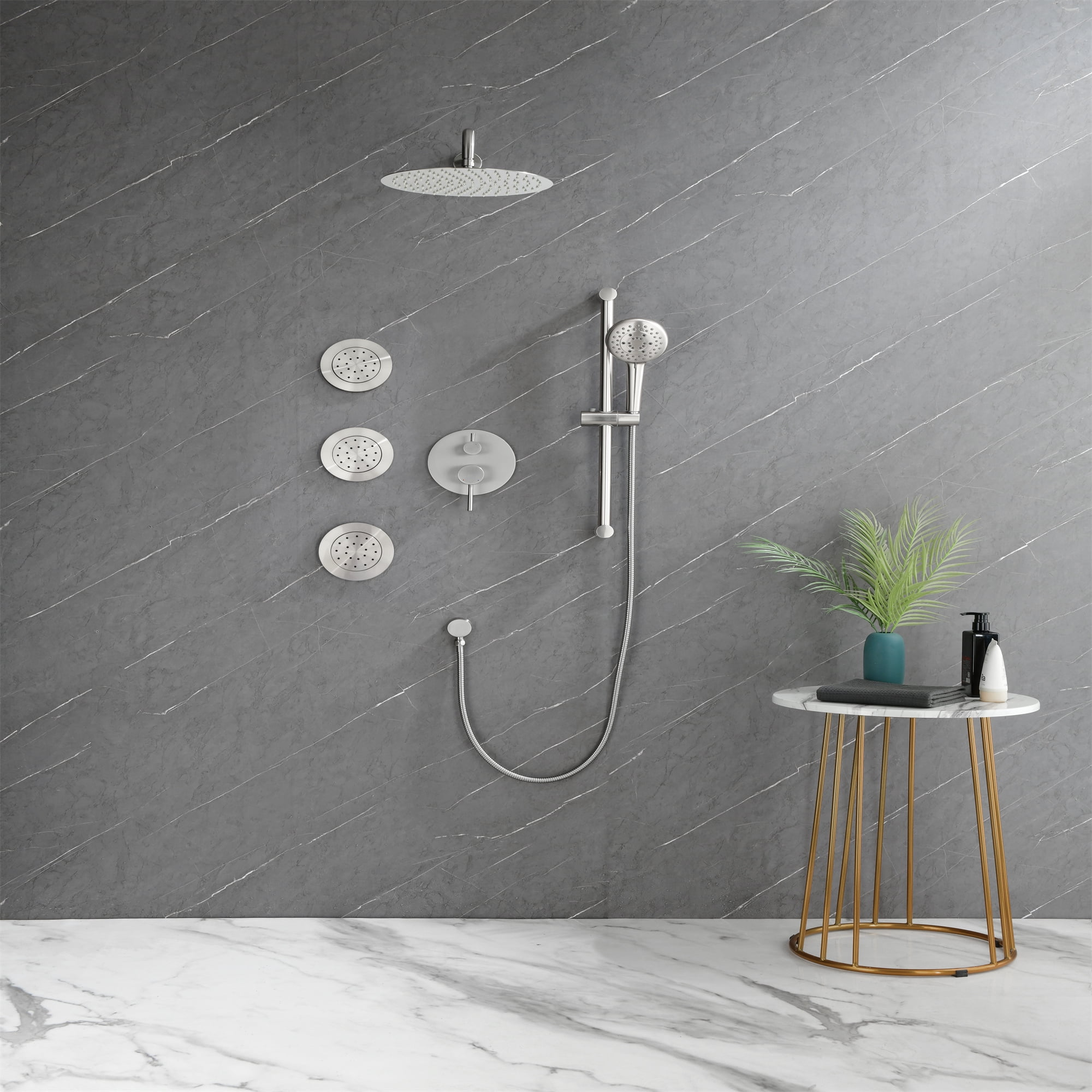 Cfowner Shower Faucets Sets, Wall Mounted Shower Faucet Set for ...