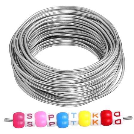 65.6 Feet 3mm Aluminum Wire, Bendable Metal Craft Wire, Armature Wire ...