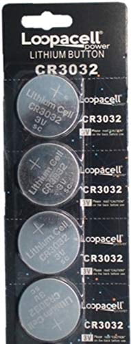 Loopacell CR3032 CR 3032 Lithium 3V 4 Batteries - Walmart.com