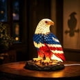 Beforeyayn Stained Glass Bird Wall Lamps, Patriotic Flag Shaped Lamp ...