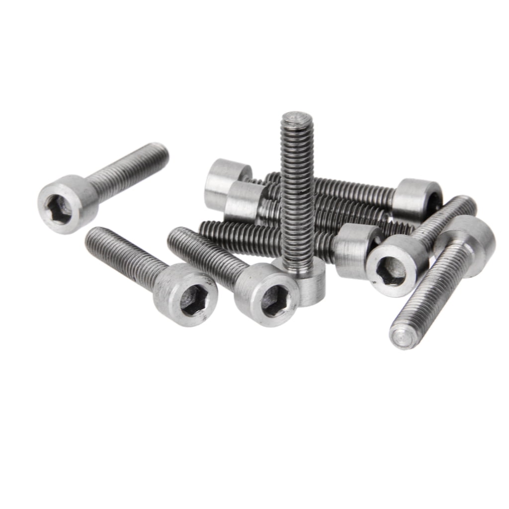 10pcs M6x30 Tornillos de Cabeza Allen Lve Perno Hexagonal Aleación de Sunnimix Aleación de ...