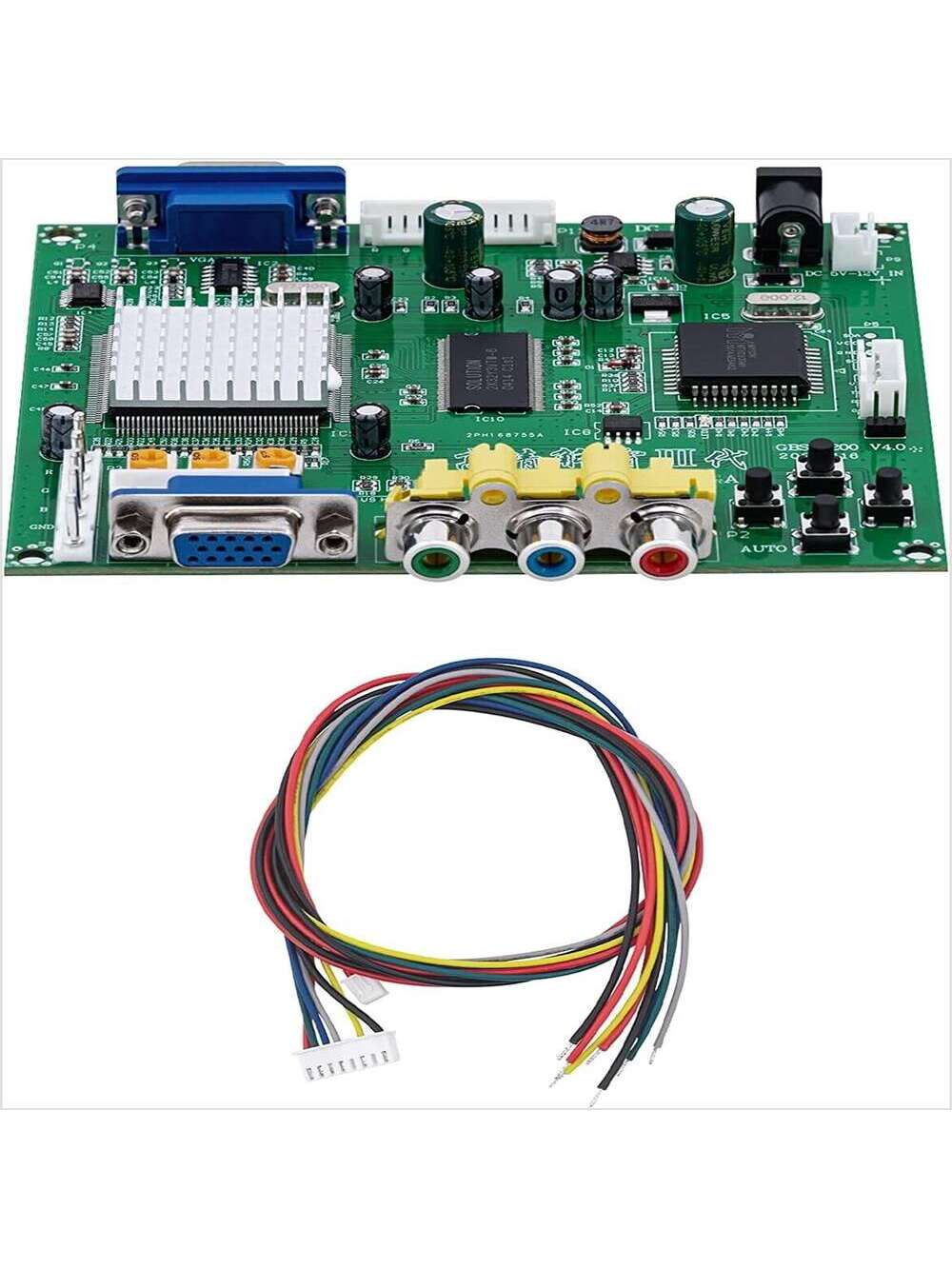 Game RGB/CGA/EGA to VGA HD Game Video Output Converter Board | Walmart ...