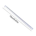 Mauxuk Transparent Plastic Triangular Ruler for Geometry & Drafting, 5. ...