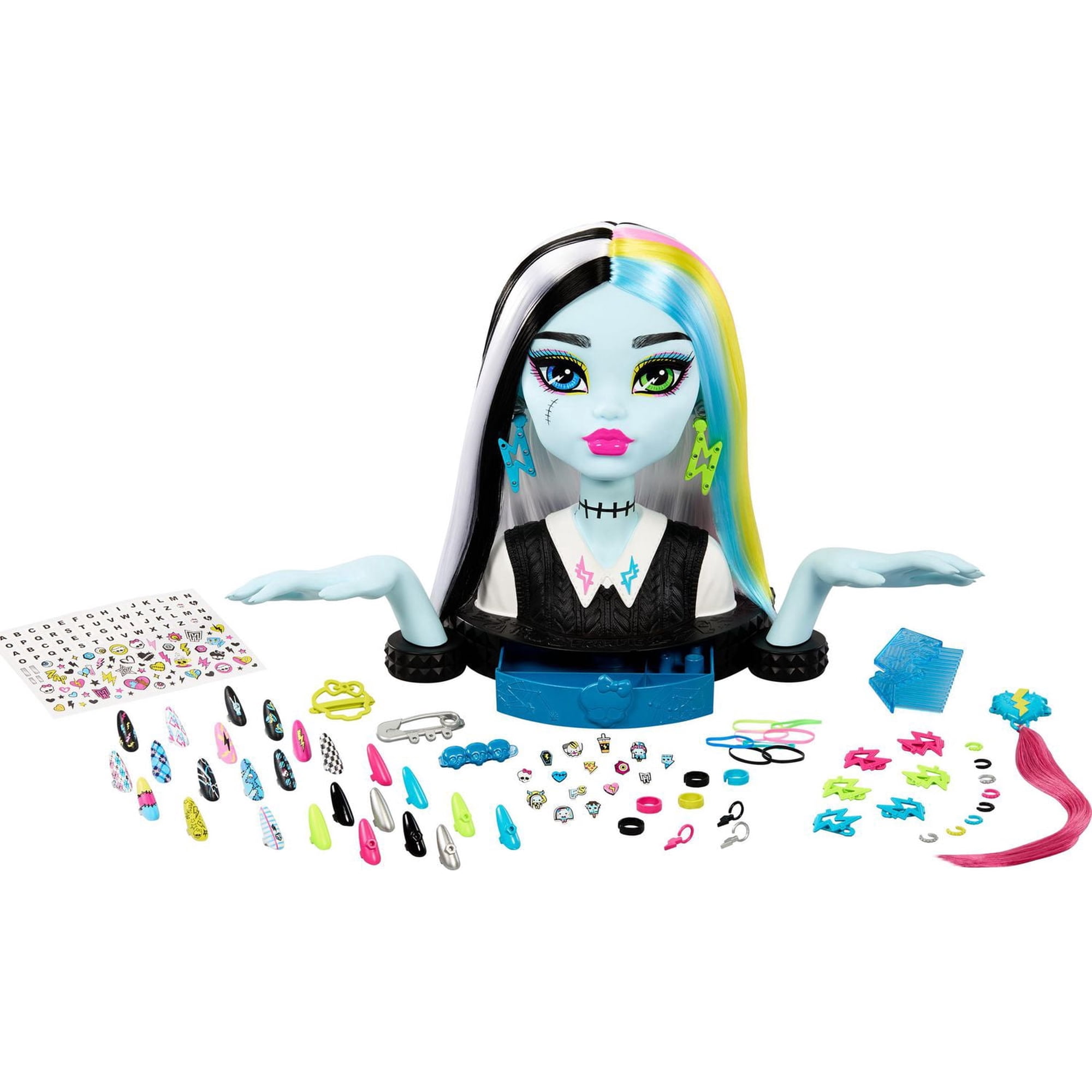 Click here for Monster High Frankie Stein Doll Head For Hair Styl... prices