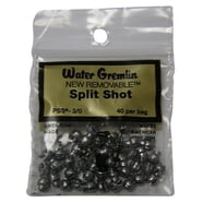 Water Gremlin's Green/Tin Round Split Shot Sinker, ZPRSS-5, 20 Pieces ...