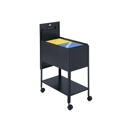 Safco Extra Deep Mobile Tub File with Lock - Trolley - steel - black ...