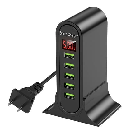 ACCEDE 5 Ports Usb Mobile Phone Charger Charger, Multiple Usb Desktop ...