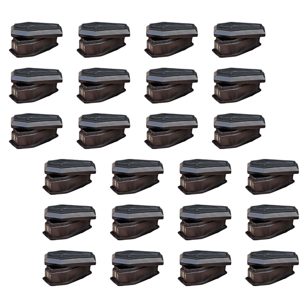 Prop coffin with lid 24 pcs Miniature Coffin Boxes Halloween Coffin ...