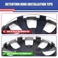 4PCS 16 inch hHubcaps Compatible for 2014-2023 Ford Transit Connect ...
