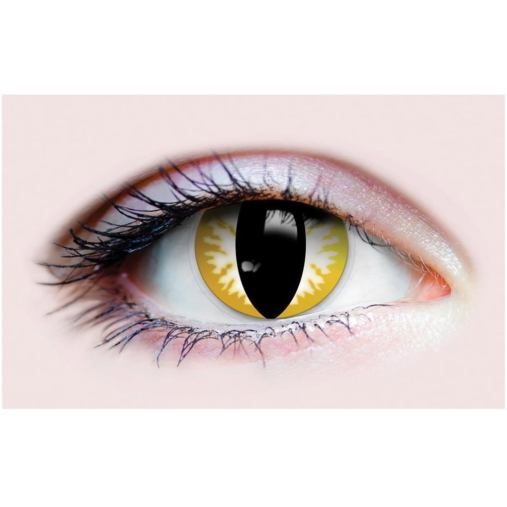 Primal Costume Contact Lenses Costume Thriller Cats Eye Cosplay Make-up ...
