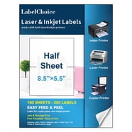 Universal Laser Printer Permanent Labels, 1 x 2 5/8, White, 3000/Box ...