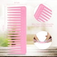 "HEXINGMC Wide Tooth Detangler Comb for Curly Hair, Lightweight, Anti ...