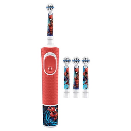 Oral-B Kids Electric Toothbrush and Refills, Disney's Spiderman ...