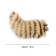 Faux Fur Wagging Tail Car Rear Ornament for Auto Motorcycle Vehicle ...