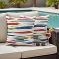 Abstract Art Outdoor Waterproof Throw Pillow Covers Set of 2, 20"x20 ...