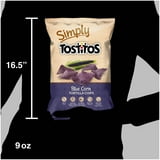 Tostitos Simply Organic Blue Corn Tortilla Chips with Sea Salt, 9 Oz ...
