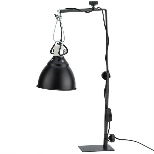 Reptile Lamp Stand, Adjustable Telescopic Floor Lamp Stand Stand Metal ...