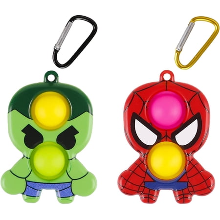 NA 2 Packs Simple Bubble Popper Dimple Sensory Fidget Toy, Mini ...