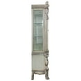 ACME Dresden Wood 6-Door Hutch and Buffet in Vintage Bone White ...