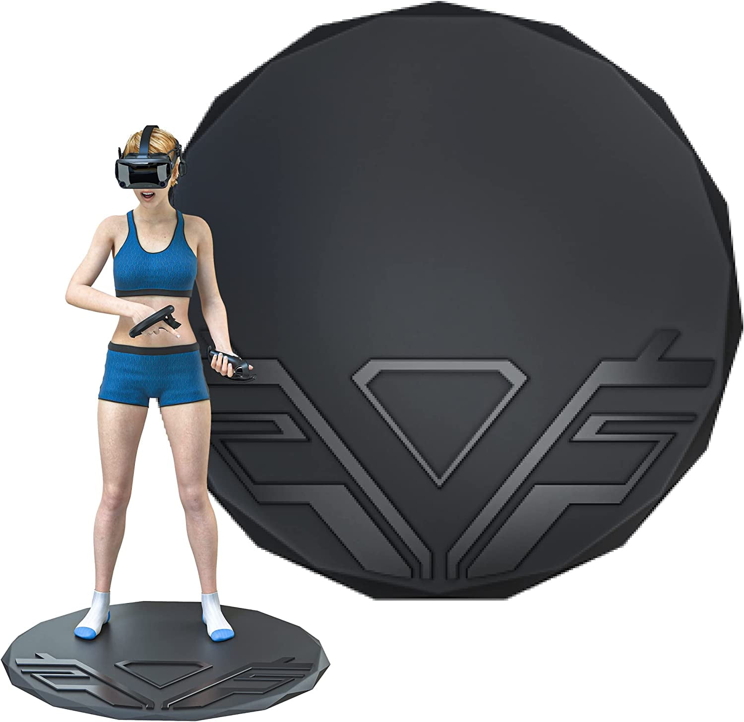 Skywin VR Mat Round - 35" Virtual Reality Matt Helps Determine ...