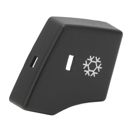 AC Climate Control Button, Black Seamless Fit ABS Clear Symbol Air ...