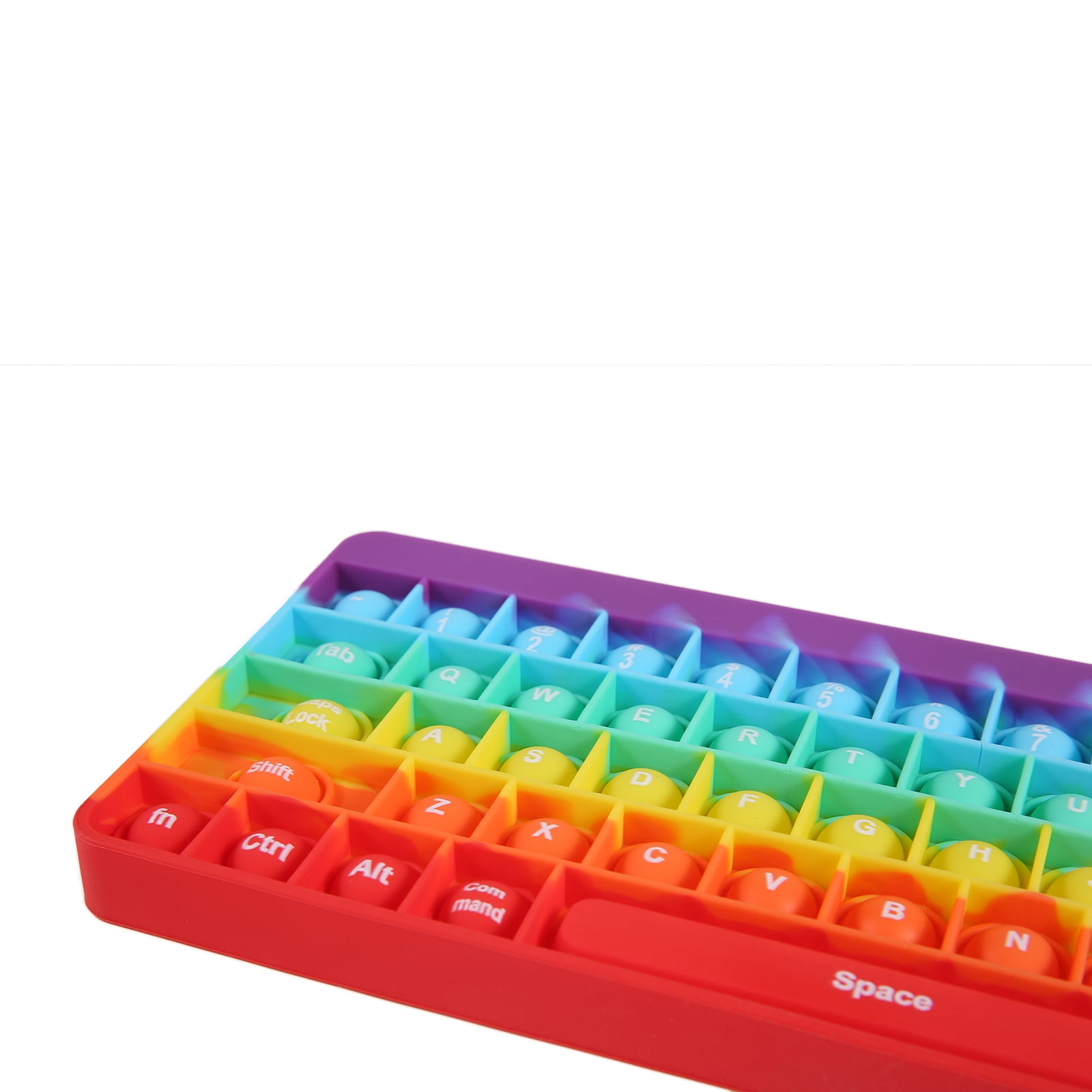 Buy Keyboard Fidget Pop Toy Sensory Alphabet Poppet Toy Silicone Bubble ...