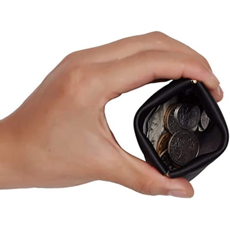 Leather Squeeze Coin Change Holder Gift For Men And Women | Walmart Canada