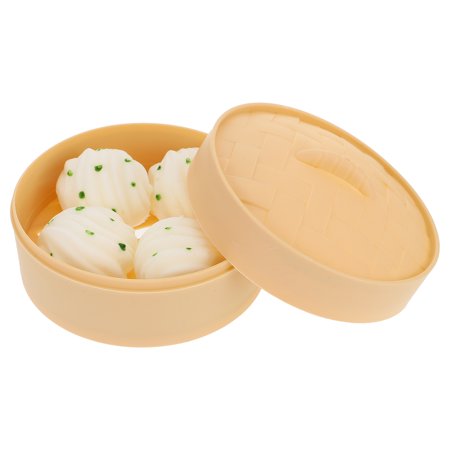 1 Set False Chinese Steamed Buns Steamer Model Fake Food Model for Home ...