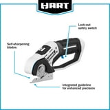 HART 4-Volt Rechargeable Power Cutter, Battery Operated Tool, Electric ...