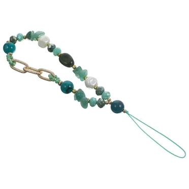 Wowstyle Phone Strap with Beaded Chain Link Mobile Phone Bracelet ...