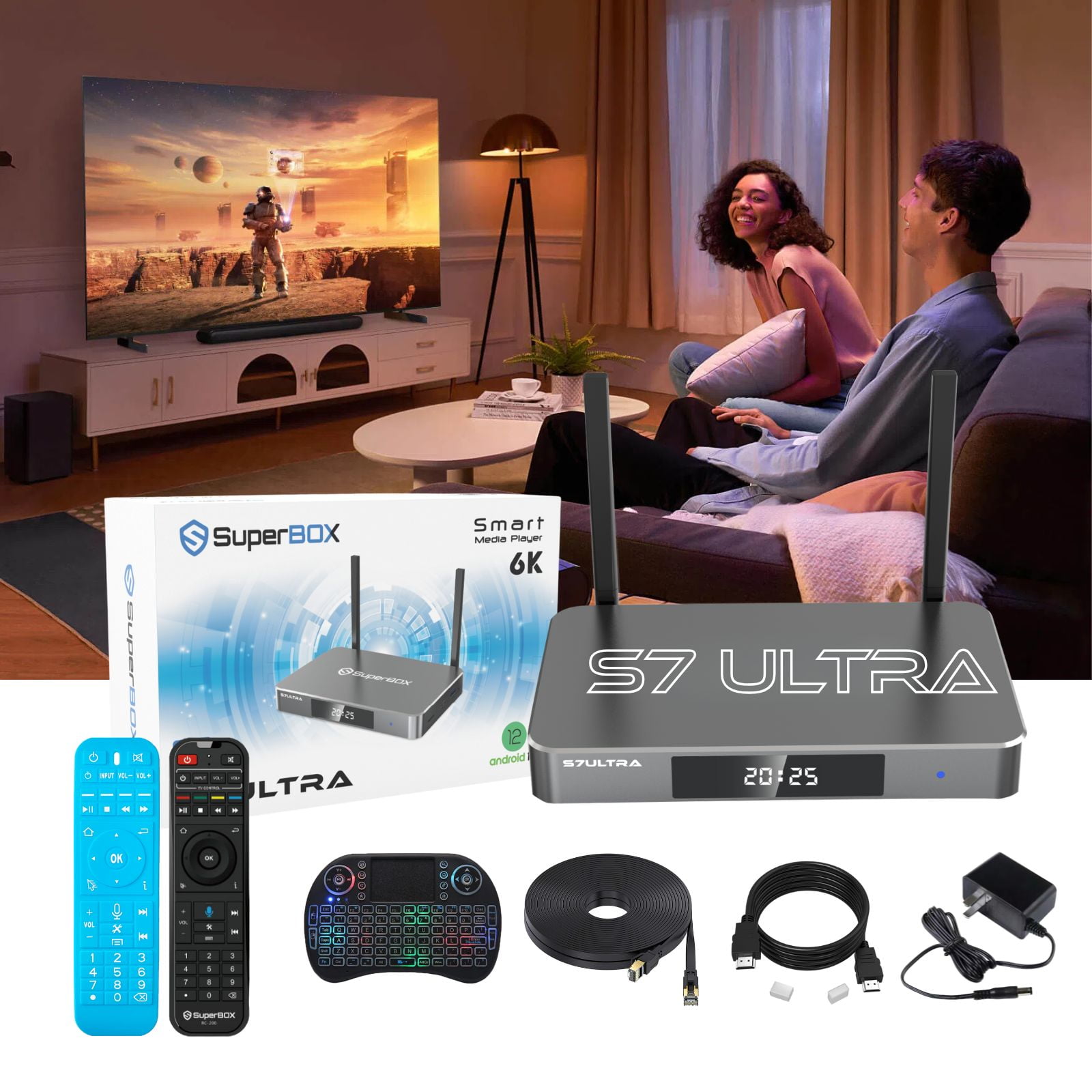 Click here for Pzr Super S7 Ultra Box 128gb Home Theater System A... prices
