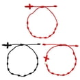 Fashion 2 Pieces Red String Braided for 7-Knot Kabbalah Braided Charm ...