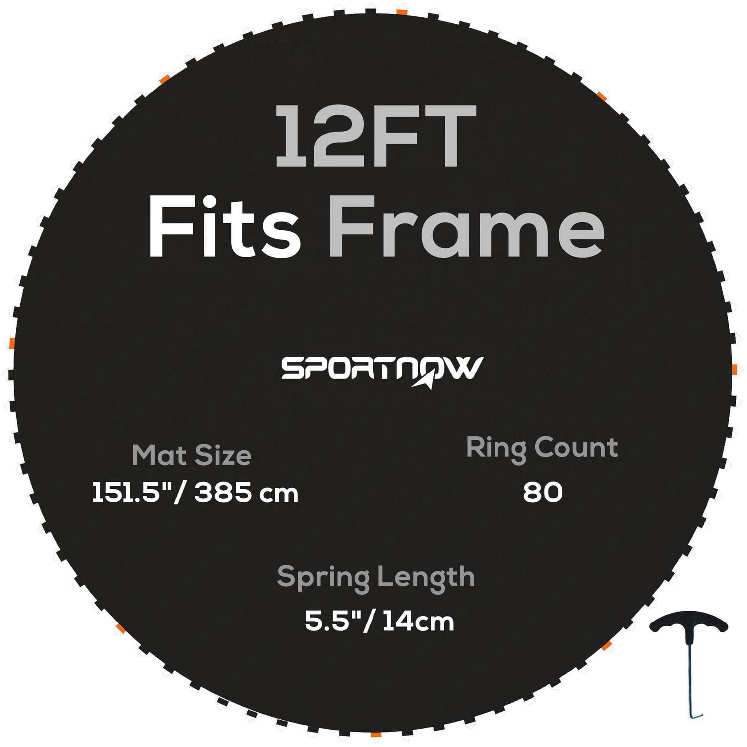 Click here for Soozier Replacement Trampoline Mat With 72 V-Hooks... prices