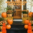 Orange Stacking Pumpkins 24 Inch, 3Pc Pumpkin for Fall Decor Halloween ...