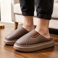 CHICVOMEY Mens Slippers Fuzzy House Slippers Warm Flurry Bedroom Slide ...