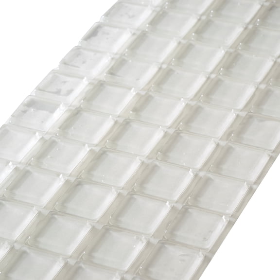 10 Pack Large Clear Square Self-Adhesive Rubber Bumpers 1" x 0.18 ...