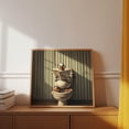 Affixzi Bathroom Wall Art, Goose on Toilet Poster, Matte Vertical ...