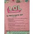 LOL Surprise Bathroom Decor: 16 Piece Shower Curtain & Bath Set ...