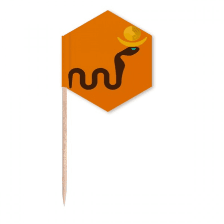 Ancient Egypt Cobras Pattern Toothpick Flags Cupcake Picks Party ...