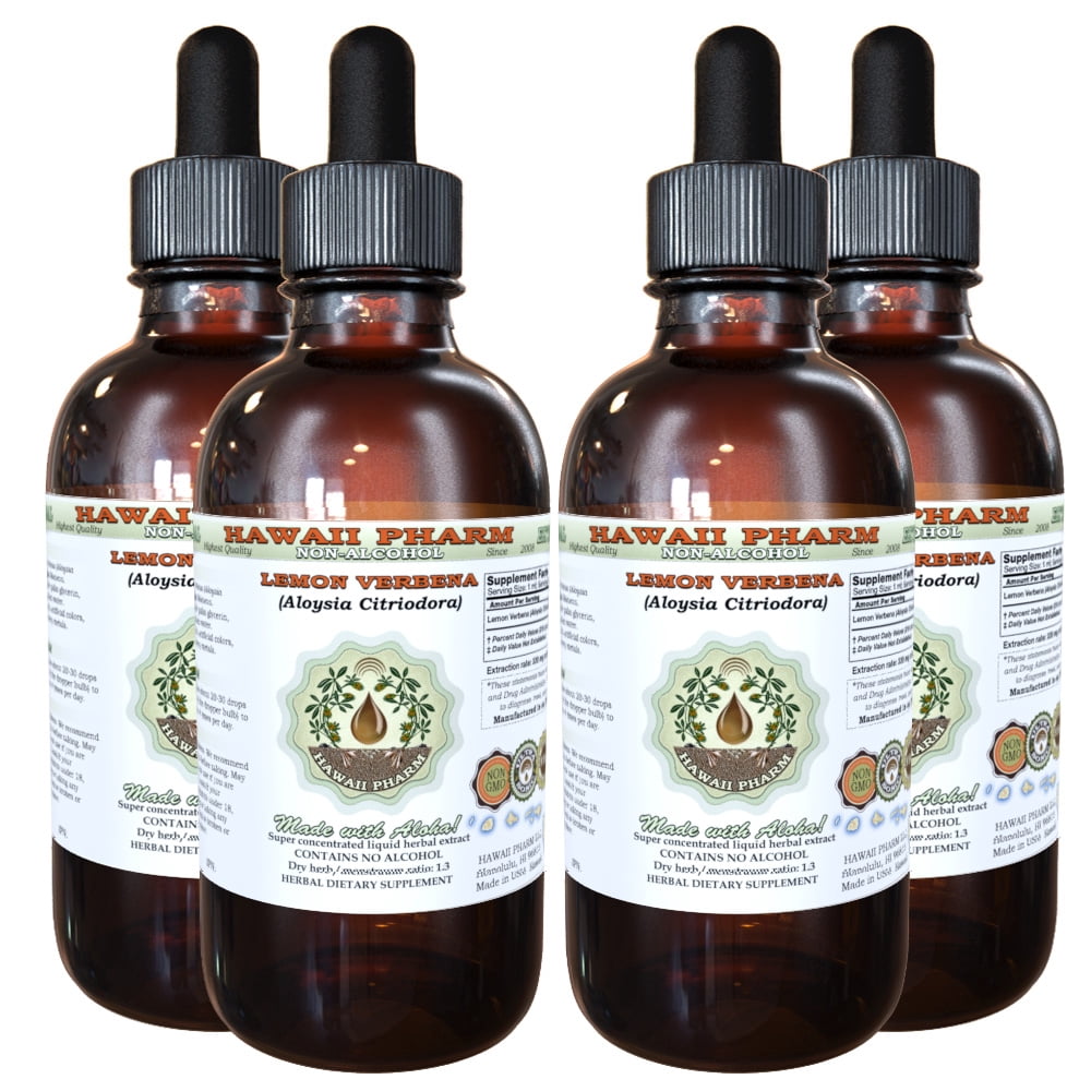 Lemon Verbena (Aloysia Citriodora) Glycerite, Organic Dried Leaves ...