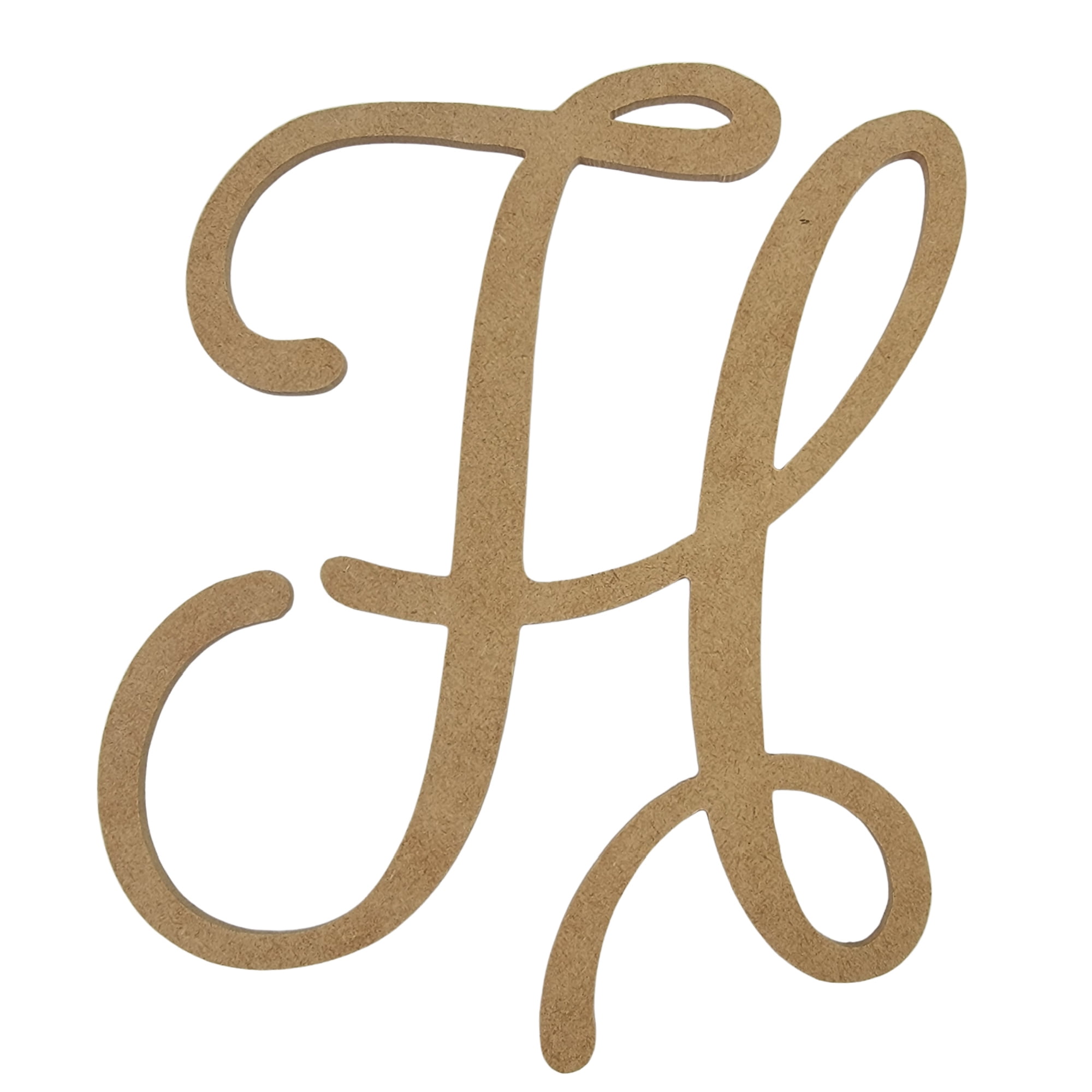 Wooden Letter Unfinished, Marcella Font, Craft Cutout - Walmart.com