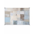 Abstract Color Block Sun Shade Sail 8'X10' Beige Brown Geometric Oil ...