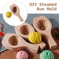 DIY Steamed Bun Mold,Wooden Moon Cake Molds for Baking,Baozi/Plum ...