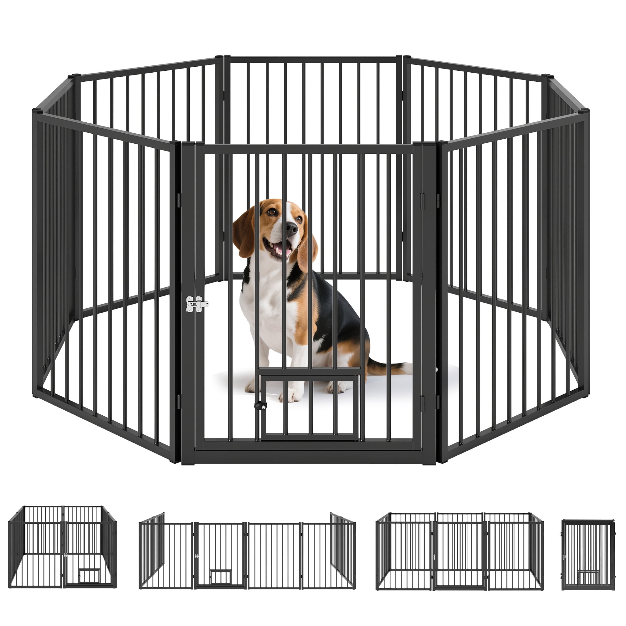 Click here for Pawhut 8 Panels Dog Playpen Pet Playpen Dog Fence... prices