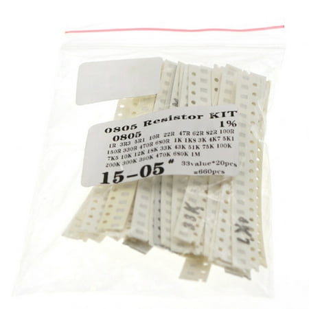 660PCS/Bag Resistor Kit Assorted Plastic Heat-resistant Circuit ...